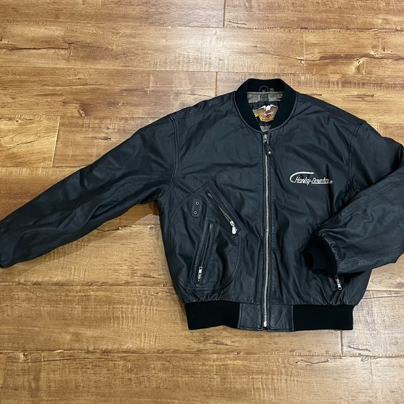 Harley-Davidson | Jackets & Coats | Harley Davidson Large Vtwin Leather ...